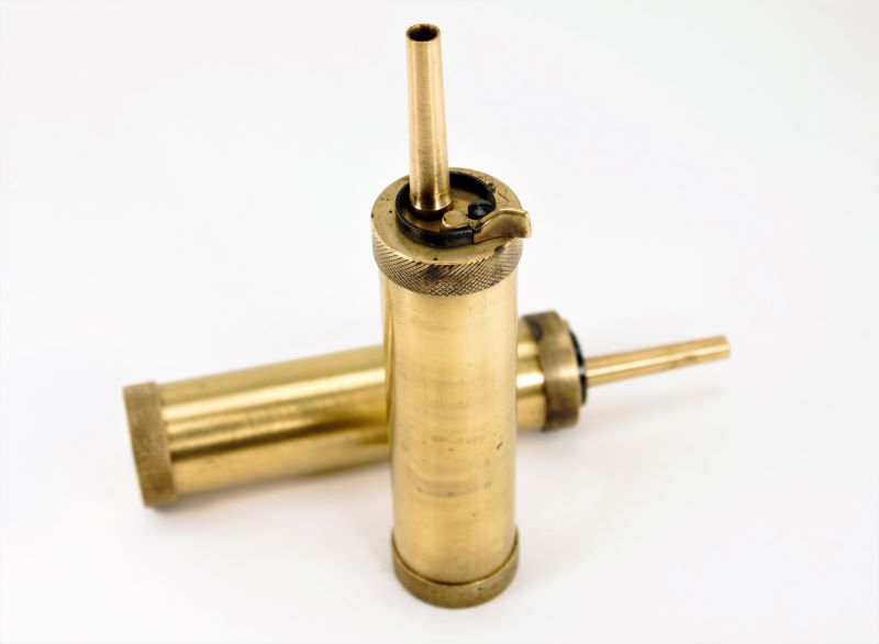 Black Powder 44 Caliber Brass Pistol Flask