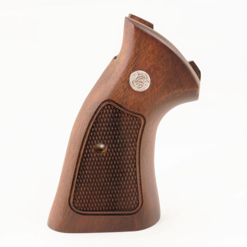 Smith & Wesson K and L Frame Goncolo Alves Target Grips with Medallion